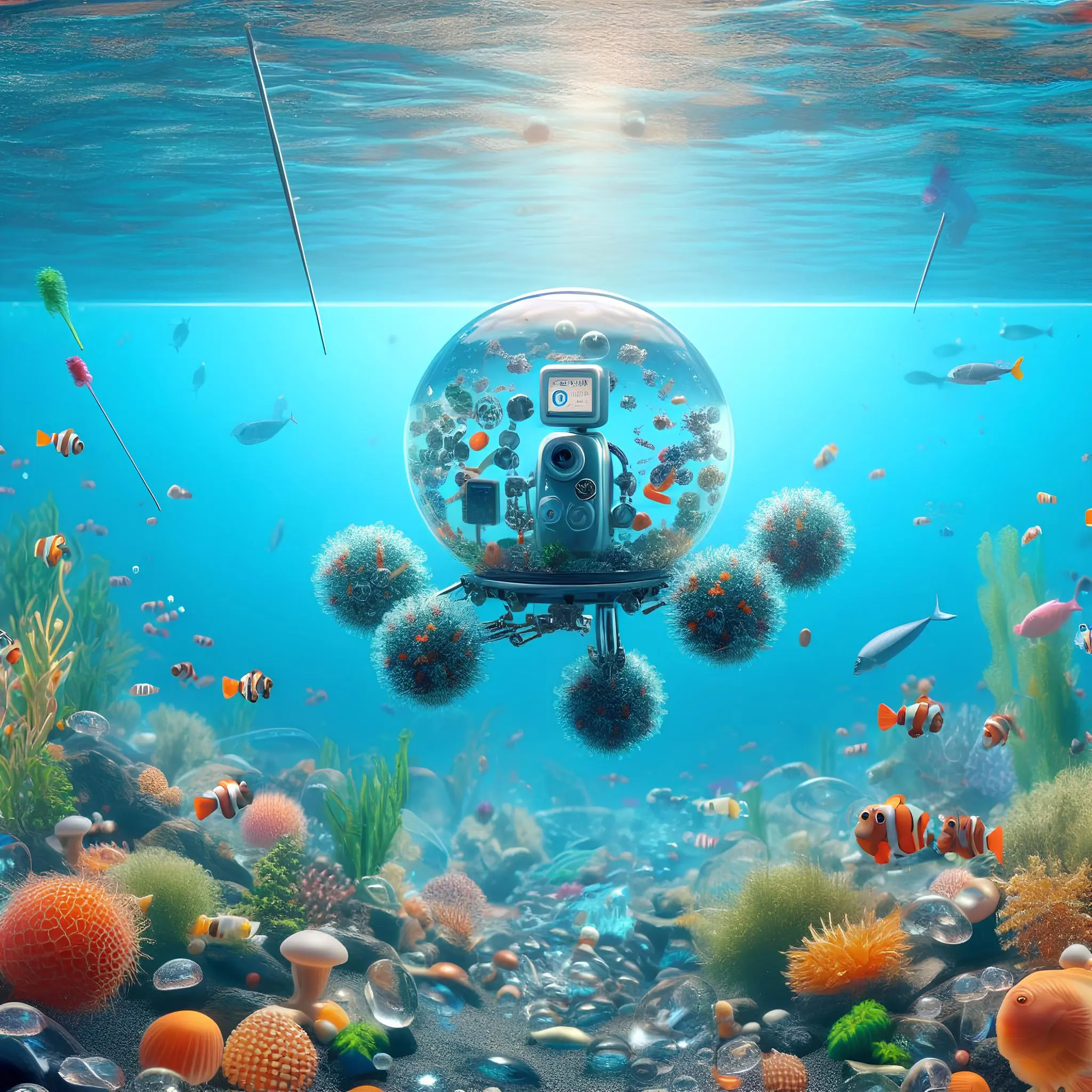 Tiny Robots Made of Living Cells May Clean Up Plastic Pollution in Water