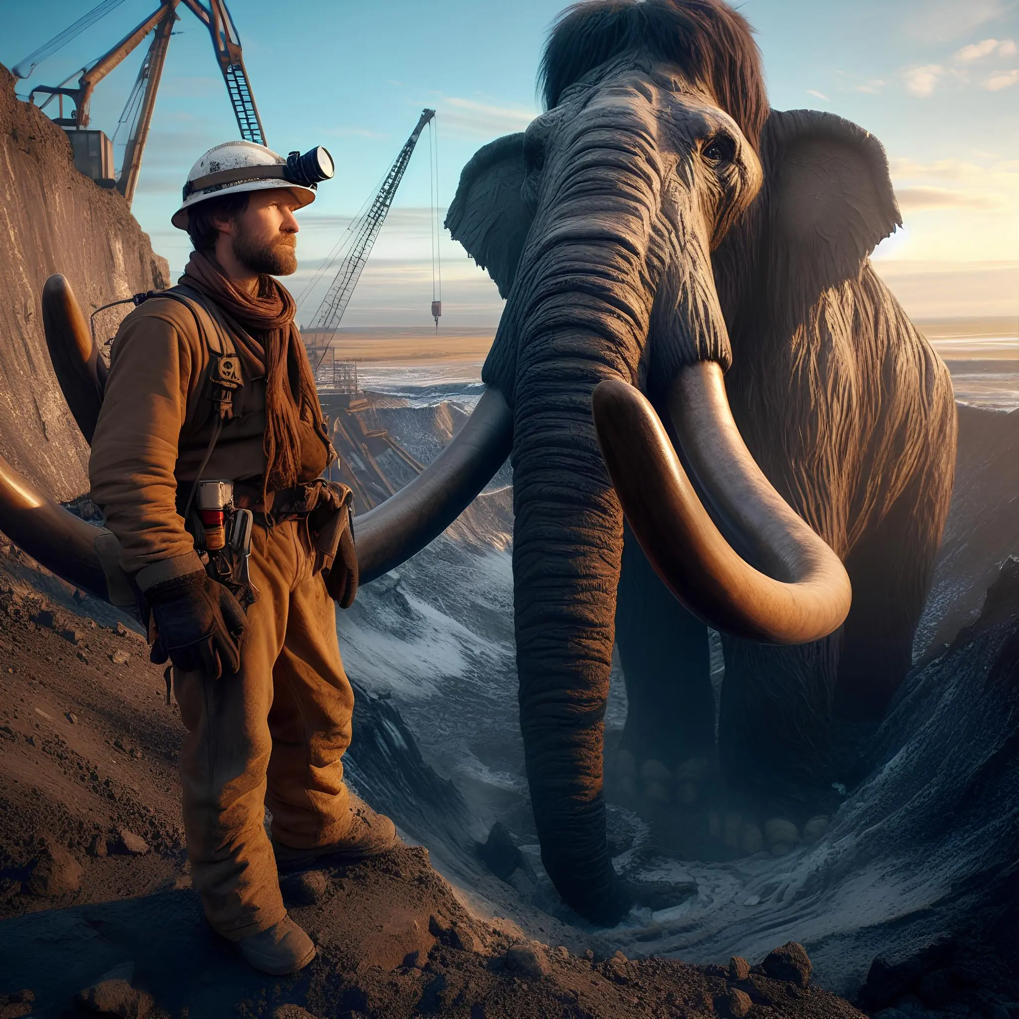 North Dakota Coal Miners Discover Millennia-Old Mammoth Tusk during ...